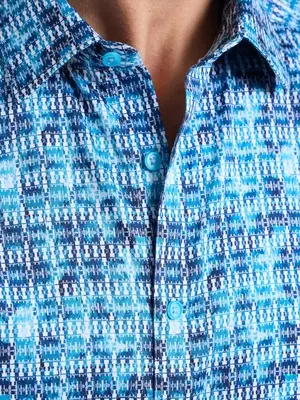 Robert Graham Westmoreland Geometric Stretch-cotton Shirt