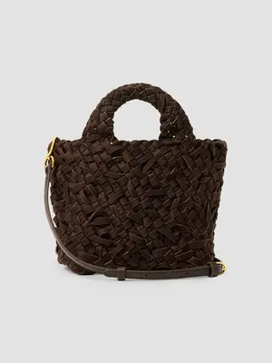 NAGHEDI St. Barths Petit Nest Weave Top Handle Bag