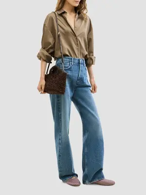 NAGHEDI St. Barths Petit Nest Weave Top Handle Bag