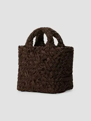 NAGHEDI St. Barths Petit Nest Weave Top Handle Bag