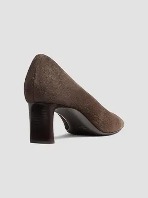 Khaite Cecilia 50mm Suede Pumps