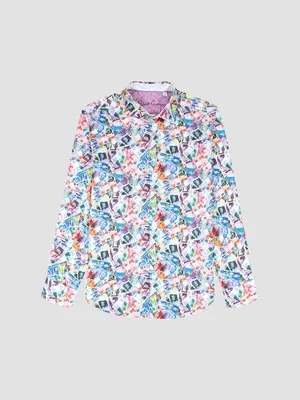 Robert Graham Vacation Fund Stretch-cotton Shirt - Multi