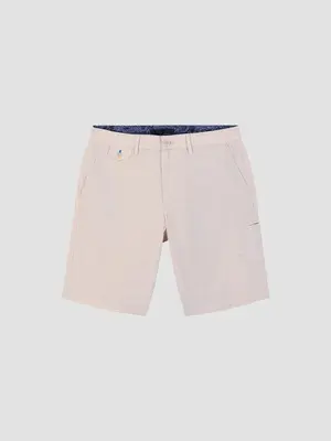 Robert Graham Dixton Cotton-linen Shorts - Sand