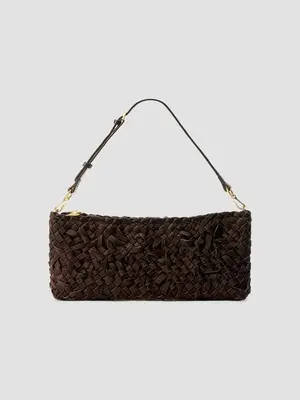 NAGHEDI Gala Nest Weave Clutch Bag