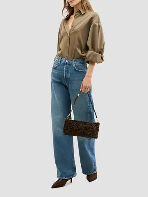 NAGHEDI Gala Nest Weave Clutch Bag