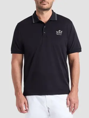 Robert Graham Monkey Business Knit Polo Shirt