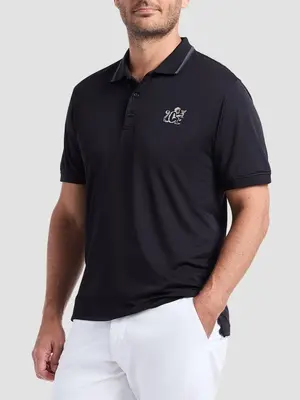 Robert Graham Monkey Business Knit Polo Shirt
