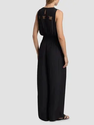 Ramy Brook Nayeli Lace-trimmed Jumpsuit