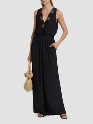 Ramy Brook Nayeli Lace-trimmed Jumpsuit