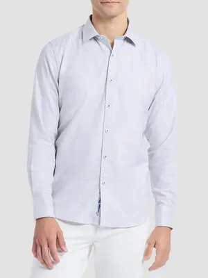 Robert Graham Edison Space-dye Cotton Shirt