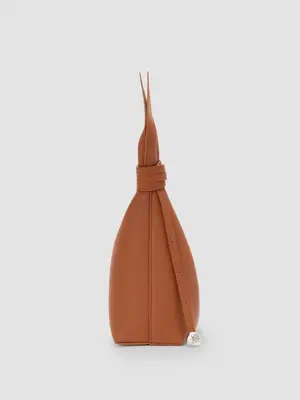 Loewe Scarf Medium Leather Shoulder Bag - Squirrel