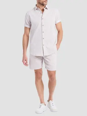 Robert Graham Fornillo Stripe Seersucker Shorts