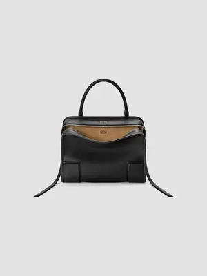 Loewe Amazona 180 Medium Leather Handbag - Black