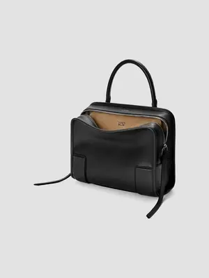 Loewe Amazona 180 Medium Leather Handbag - Black