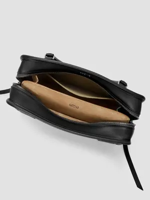 Loewe Amazona 180 Medium Leather Handbag - Black