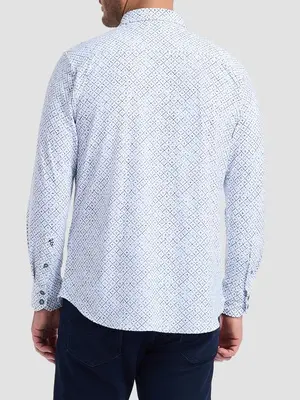 Robert Graham Montagu Knit Button-front Shirt