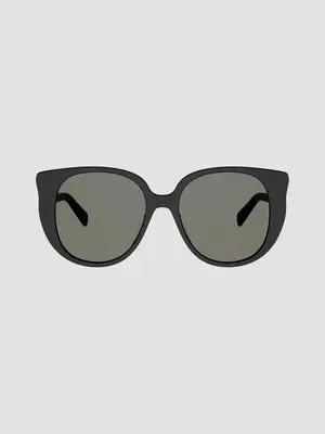 Celine Triomphe Mini 55mm Butterfly Sunglasses - Black