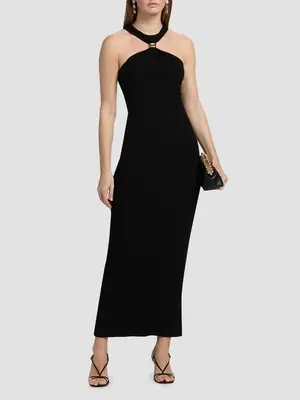 Ronny Kobo Ziamara Column Maxi Dress