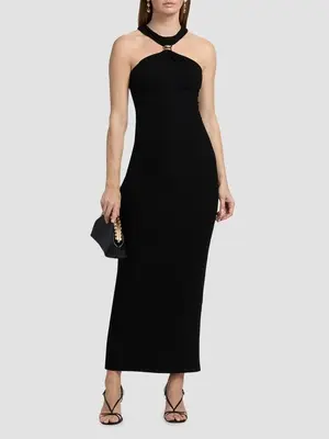 Ronny Kobo Ziamara Column Maxi Dress