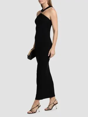 Ronny Kobo Ziamara Column Maxi Dress