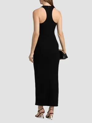 Ronny Kobo Ziamara Column Maxi Dress