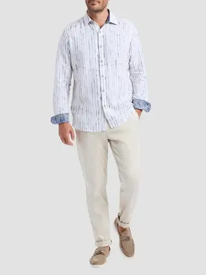 Robert Graham Bradlaugh Striped Shirt