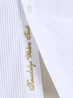 Robert Graham Le Striped Floral Cotton Shirt