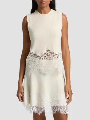 Ramy Brook Nerissa Lace & Wool-cashmere Sweater