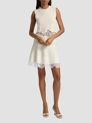 Ramy Brook Nerissa Lace & Wool-cashmere Sweater