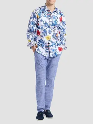 Robert Graham Piccadilly Floral Cotton Shirt