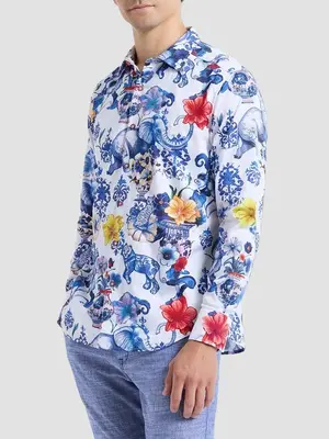 Robert Graham Piccadilly Floral Cotton Shirt