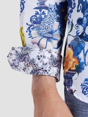 Robert Graham Piccadilly Floral Cotton Shirt