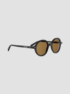 Celine Riff 48mm Round Sunglasses - Black