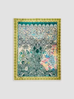 Johnny Was Paisley- & Leopard-print Travel Blanket - Clyde