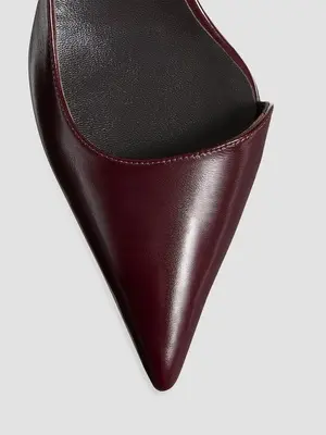 Khaite Jett 45mm Leather D'orsay Pumps