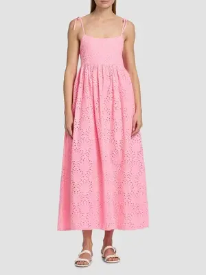 Beach Riot Valory Cotton Eyelet Maxi Dress