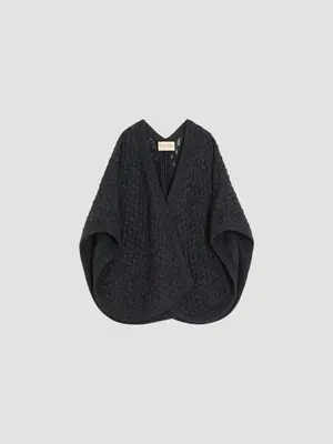 Valentino Garavani Wool And Mohair Poncho