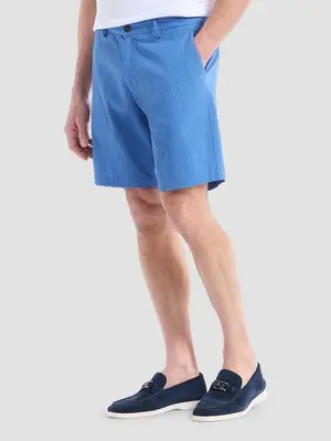 Robert Graham Thresher Cotton-blend Seersucker Shorts