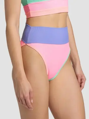 Beach Riot Emmy Colorblocked Bikini Bottom