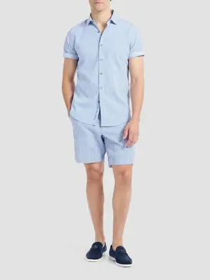 Robert Graham Fornillo Striped Jacquard Shirt