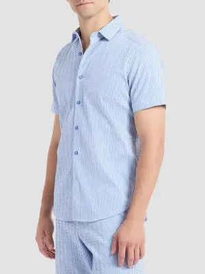 Robert Graham Fornillo Striped Jacquard Shirt