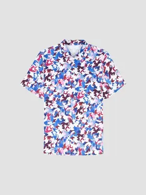 Robert Graham Bartlow Knit Polo Shirt - Multi