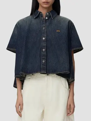 Loewe Denim Short-sleeve Shirt