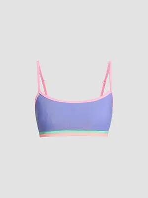 Beach Riot Val Bralette Bikini Top - Sherbert Shores