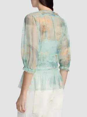 Johnny Was Mazzy Ruched Blouse