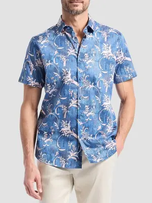 Robert Graham Junipero Woven Short-sleeve Shirt