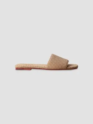 NAGHEDI St. Barths Slide Sandals - Camel