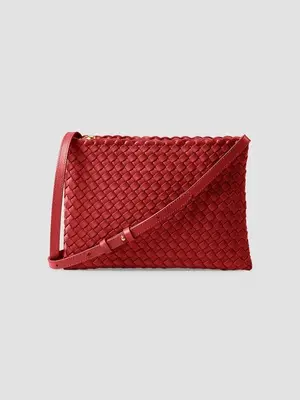 NAGHEDI Soho Envelope Crossbody Bag - Rosso