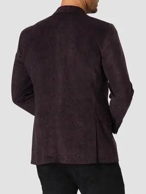 Robert Graham Larrick Paisley Velvet Sport Coat - Berry
