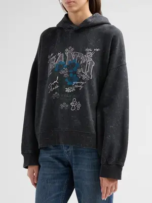 GANNI Isoli Crop Hoodie